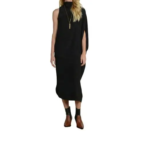 MADISON MAISON X Julie Harrah-mockneck Sleeveless Dress