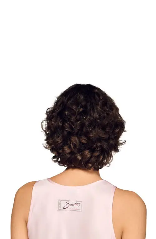 Sandro Satin Top With Lace Trim