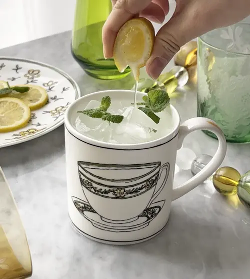 TWIG NEW YORK Heritage Daisy Chain Mug