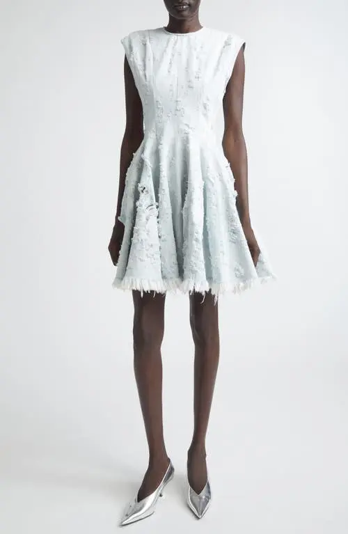 HAIKURE Reese Ripped Denim Dress - Light Blue Destroy