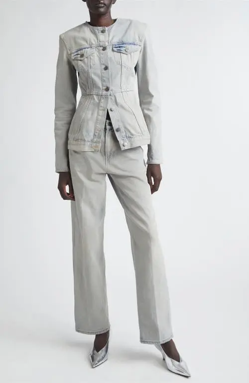 HAIKURE Bonnie Straight Leg Jeans - Light Space