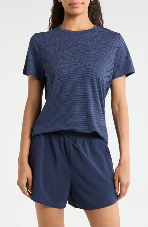 Smartwool Active Mesh Short Sleeve T-shirt - Nightfall Deep Navy