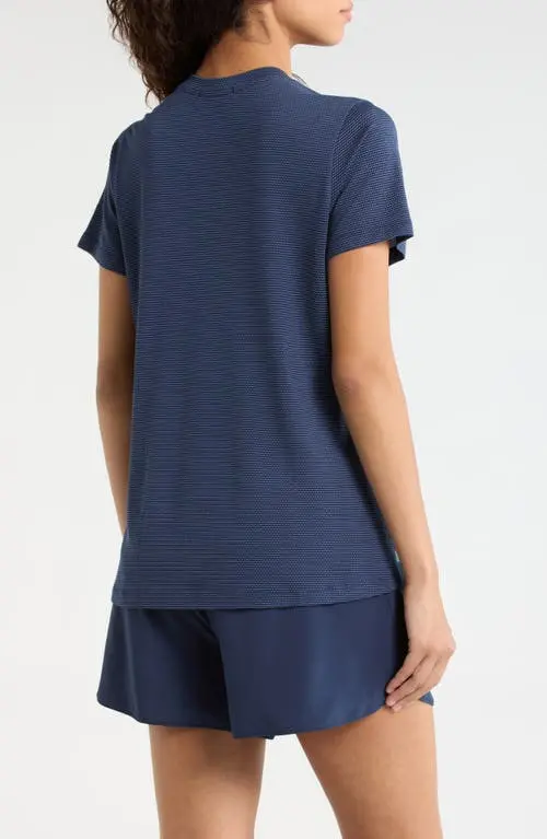 Smartwool Active Mesh Short Sleeve T-shirt - Nightfall Deep Navy