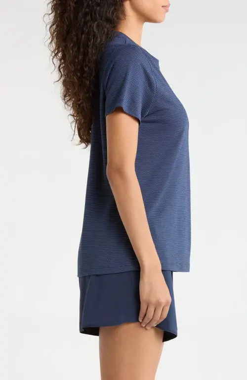 Smartwool Active Mesh Short Sleeve T-shirt - Nightfall Deep Navy