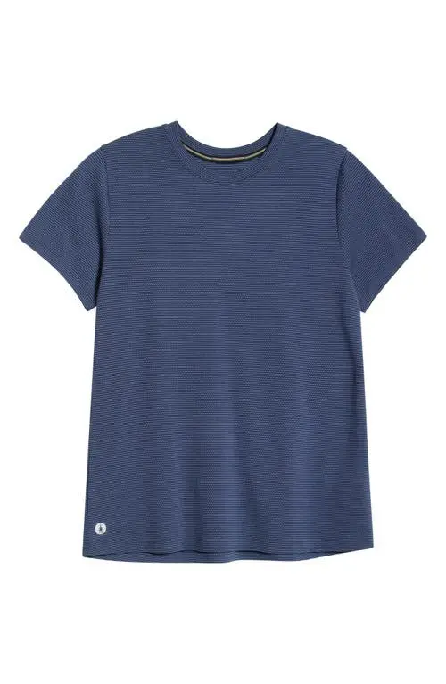 Smartwool Active Mesh Short Sleeve T-shirt - Nightfall Deep Navy