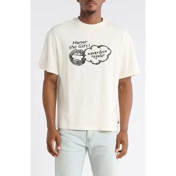 HONOR THE GIFT Never Been Regular Cotton Graphic T-shirt