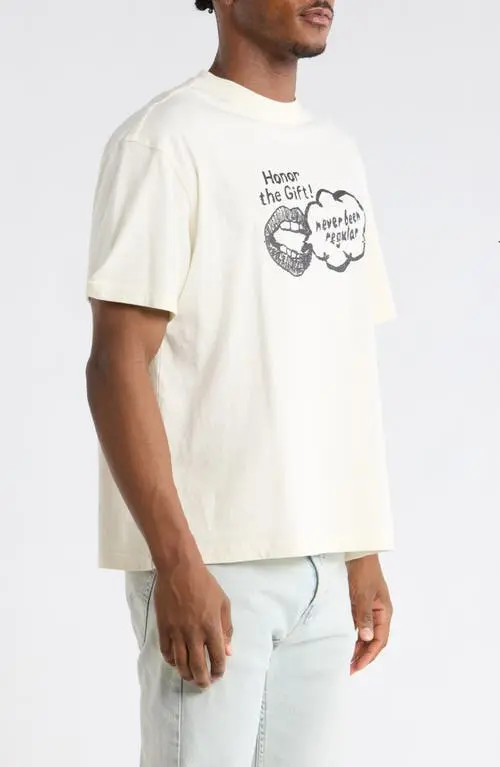 HONOR THE GIFT Never Been Regular Cotton Graphic T-shirt