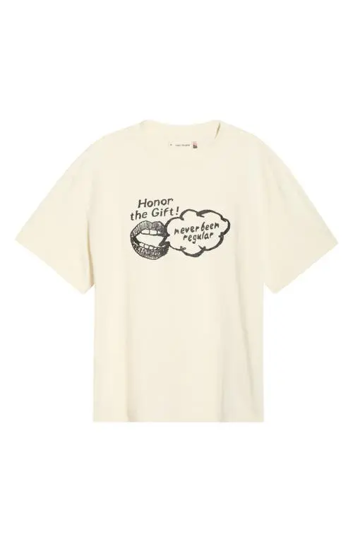 HONOR THE GIFT Never Been Regular Cotton Graphic T-shirt