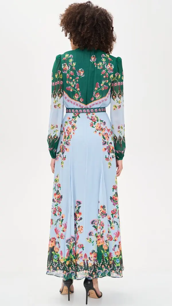 Saloni Jacqui-b Printed Maxi Dress