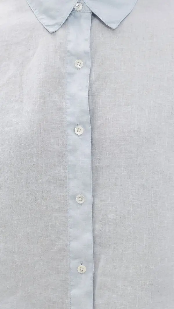 JAMES PERSE Lightweight Canvas Linen Shirt - Memory