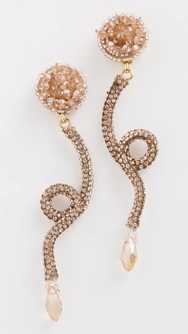 Mignonne Gavigan Brenda Linear Earrings - Rose Gold