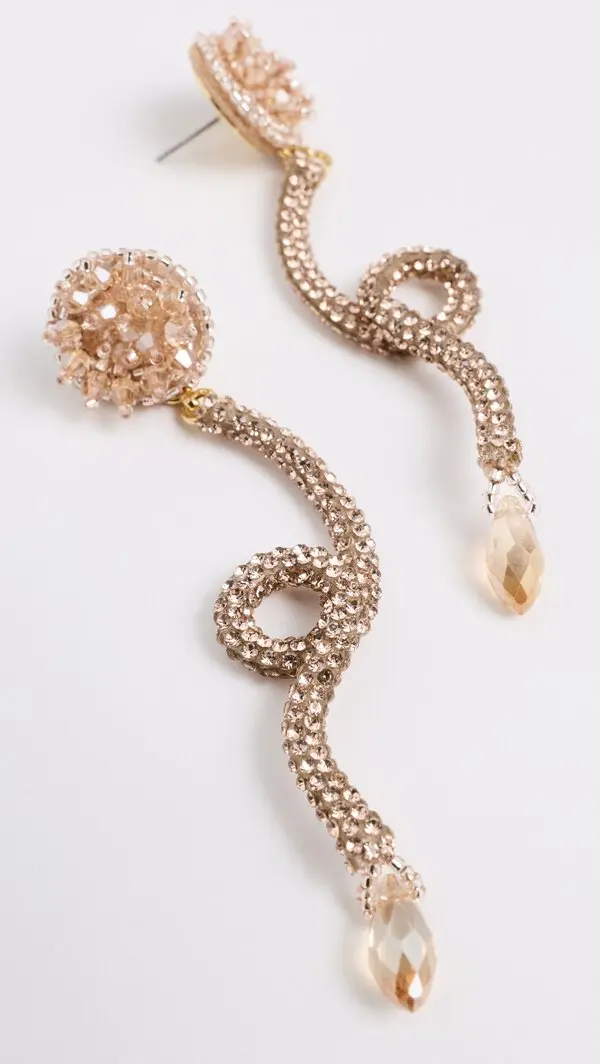 Mignonne Gavigan Brenda Linear Earrings - Rose Gold