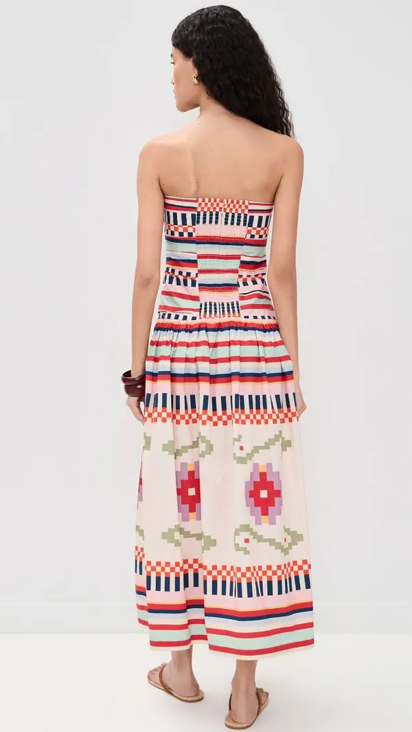 Carolina K Malla Strapless Midi Dress