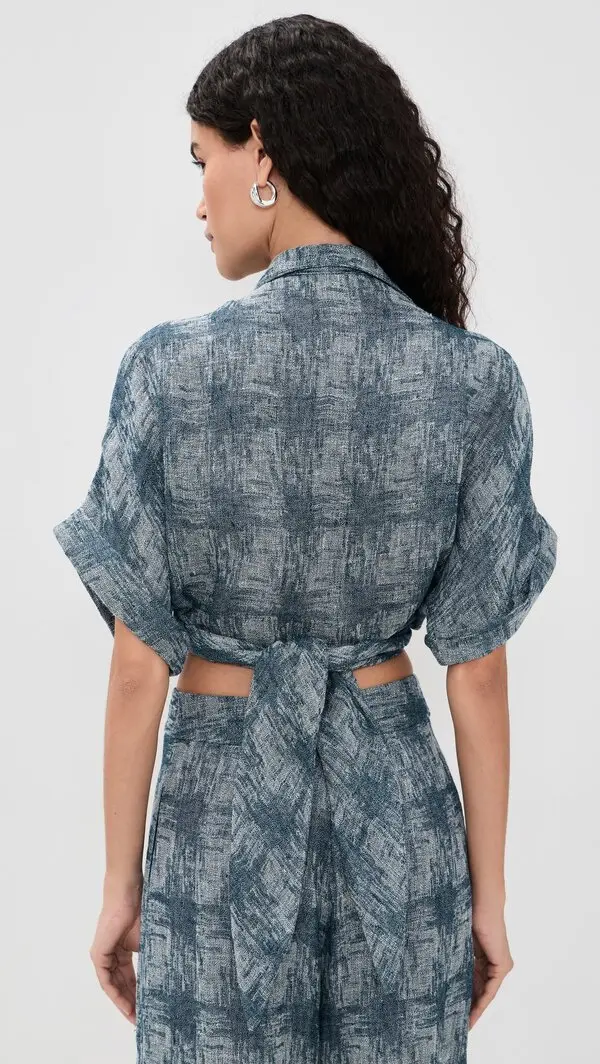 JBQ Chiara Top - Blue Beige