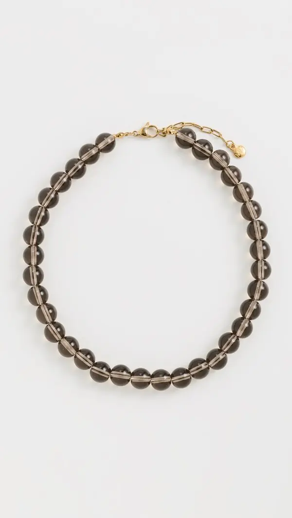 MAYAMAR Lucky Quartz Necklace - Brown