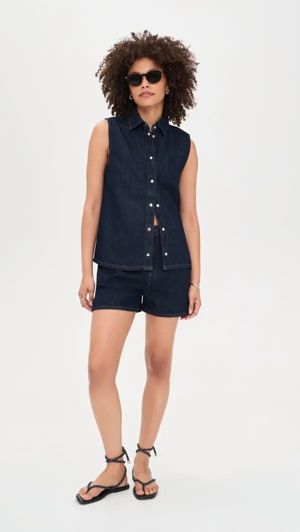 7 For All Mankind Trouser Shorts - Blossom