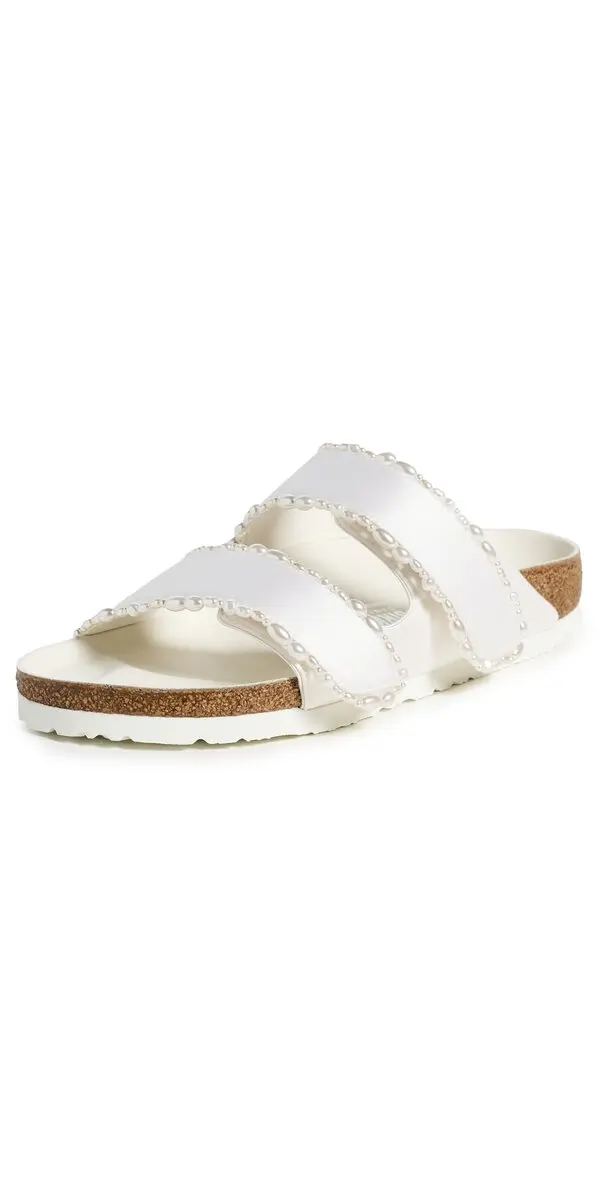 DANIELLE FRANKEL X BIRKENSTOCK 1774 Arizona Pearl Sandals - Pearl White