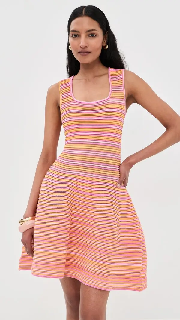 Simkhai Cally Mini Dress - Citrus Multi