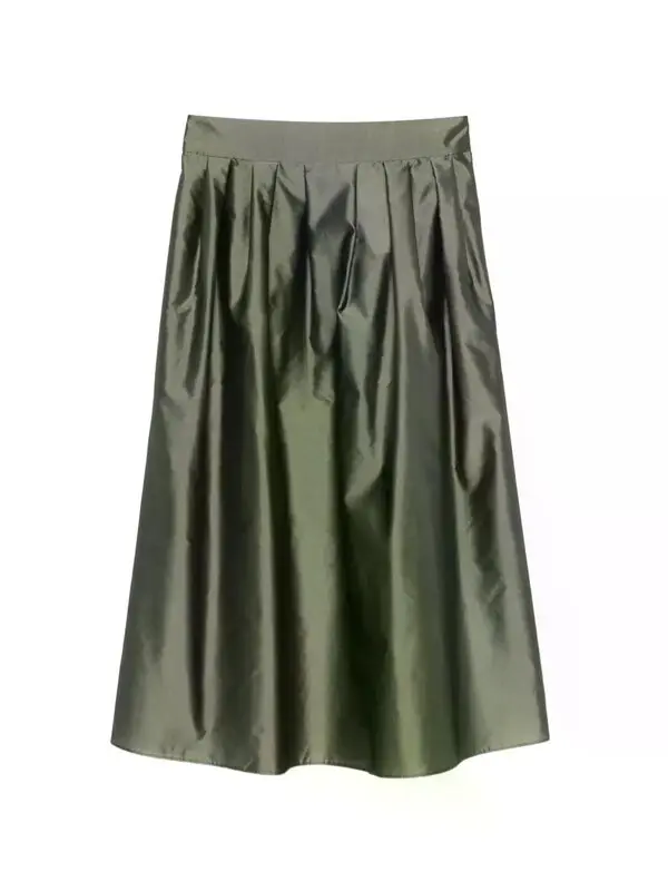 Max Mara Pleated Skirt - Green