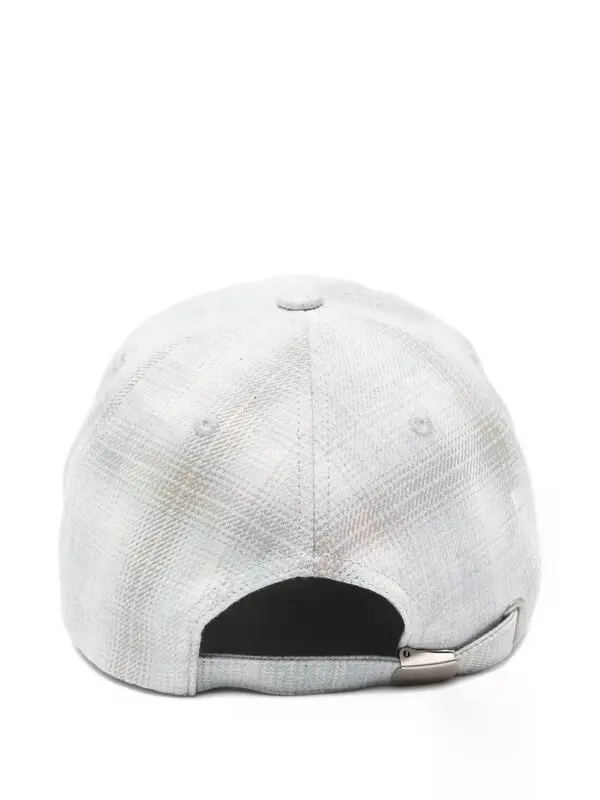 FENG CHEN WANG Checked Baseball Cap