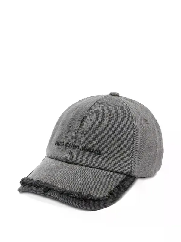 FENG CHEN WANG Frayed Baseball Cap - Grey