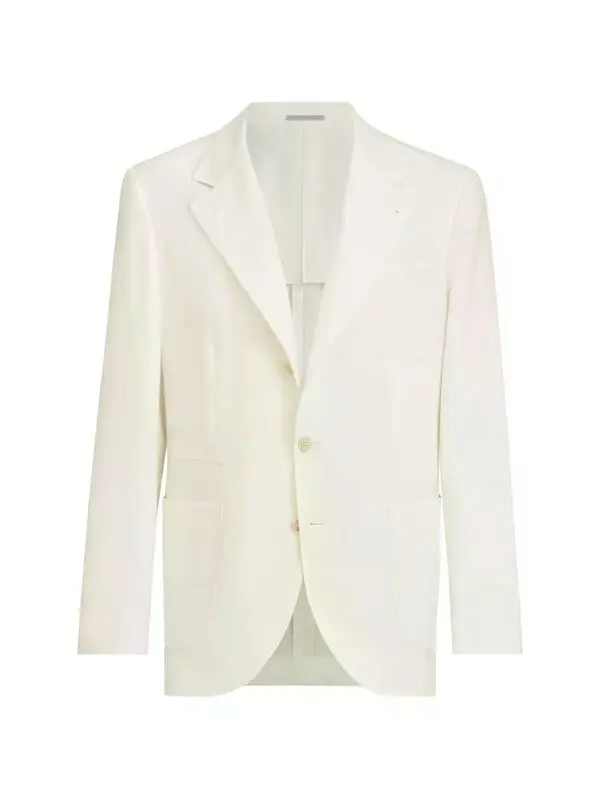 Brunello Cucinelli Linen Unconstructed Blazer