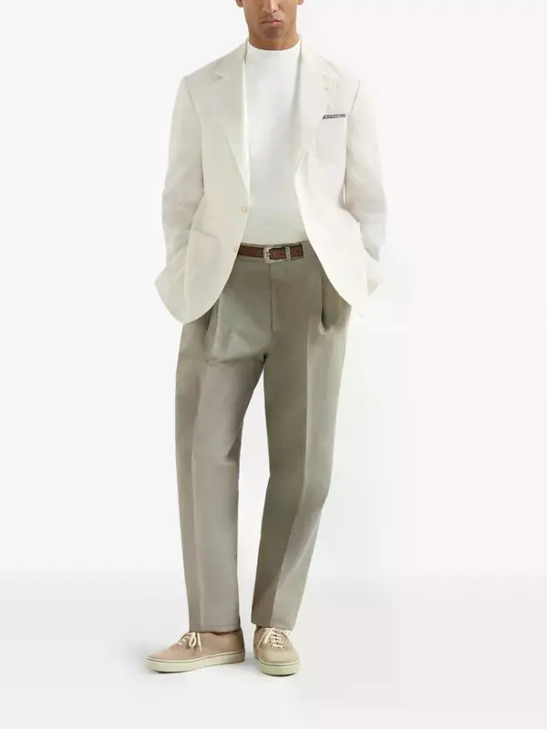 Brunello Cucinelli Linen Unconstructed Blazer