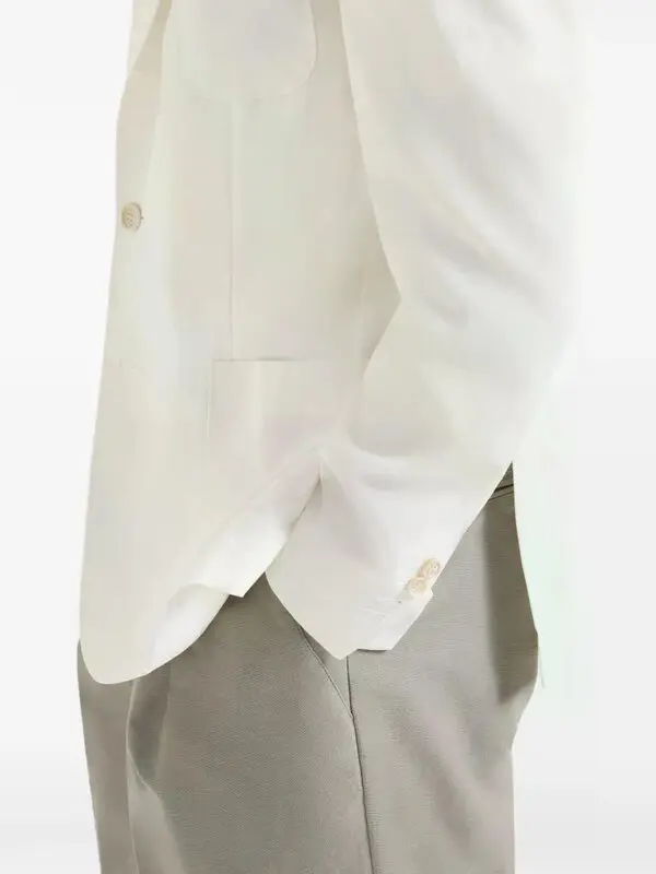Brunello Cucinelli Linen Unconstructed Blazer