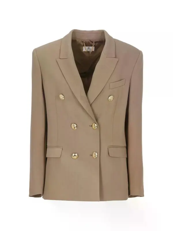 Elisabetta Franchi Double-breasted Blazer - Neutrals