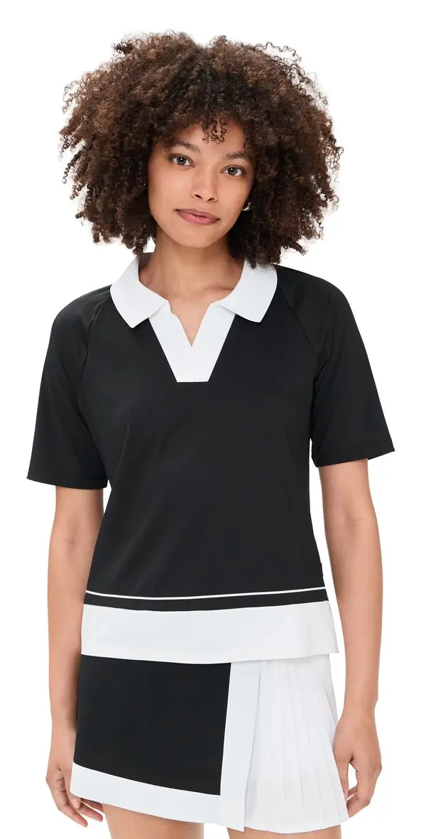 Goldbergh Piccola Polo Top - Black