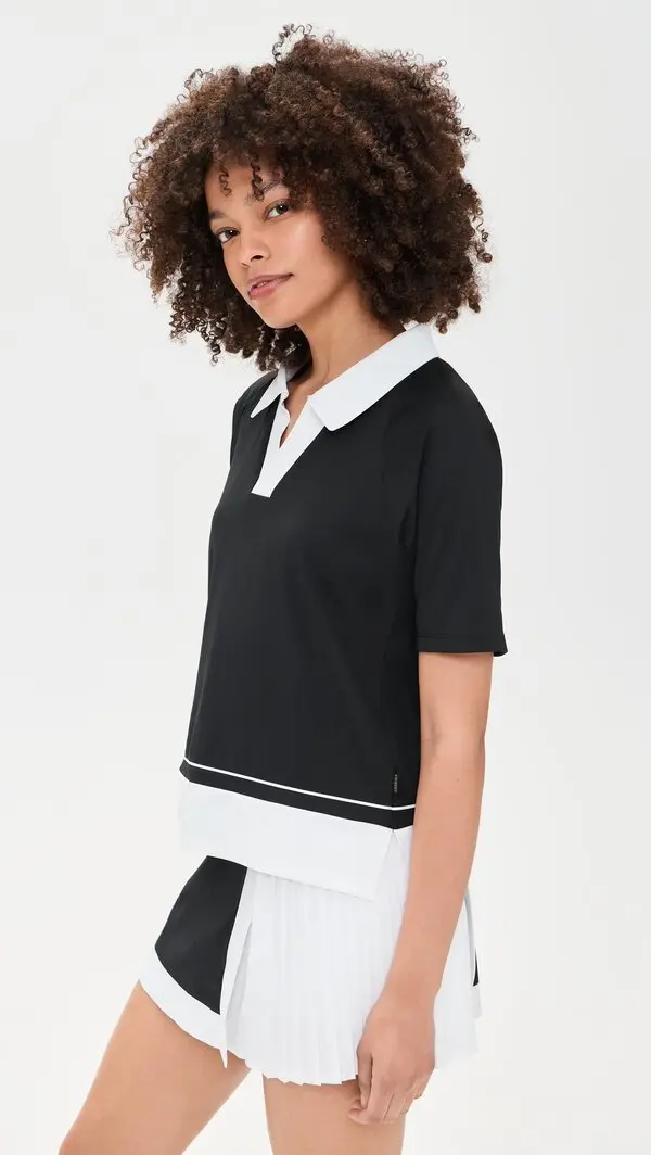 Goldbergh Piccola Polo Top - Black