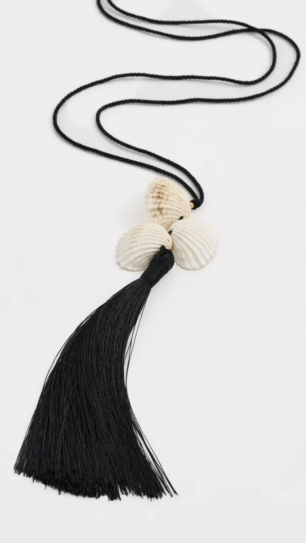 MAYAMAR Del Mar Tasseled Seashell Necklace