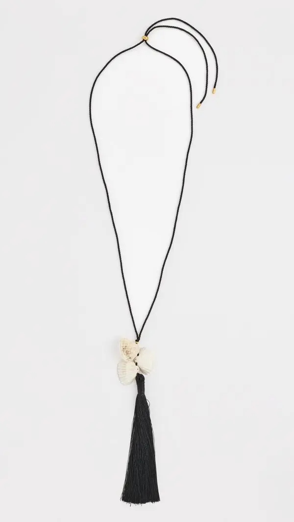 MAYAMAR Del Mar Tasseled Seashell Necklace