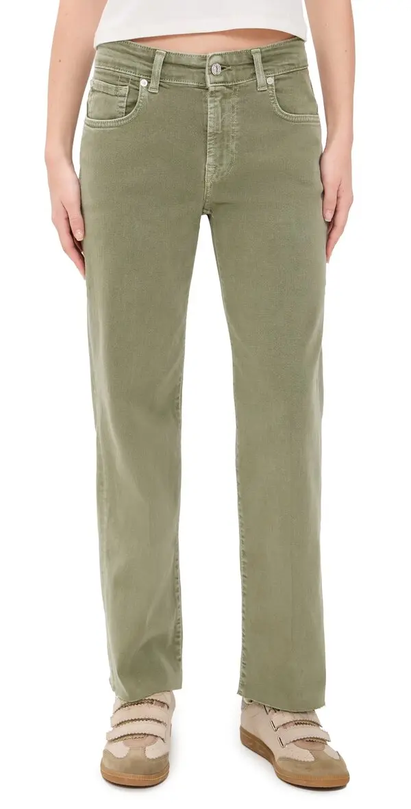 7 For All Mankind Calie Straight Ankle Jeans