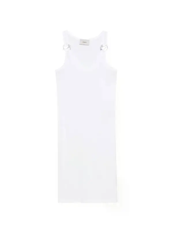 Coperni Logo Mini Dress - White
