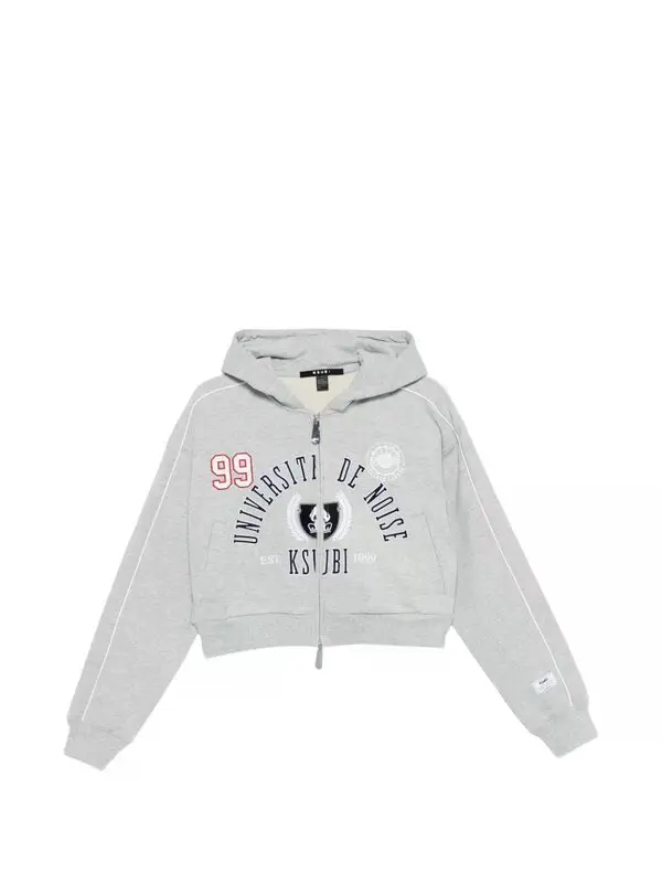 Ksubi Zip-up Cropped Hoodie