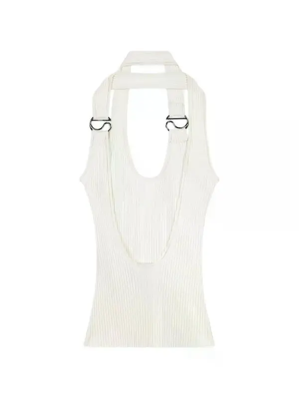 Coperni Halterneck Top - White