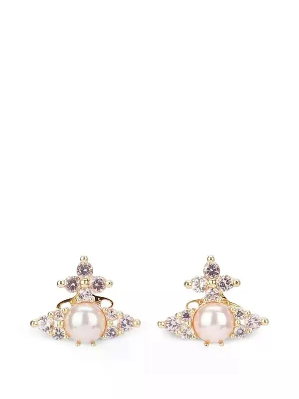 VIVIENNE WESTWOOD Feodora Pearl Earrings - Gold