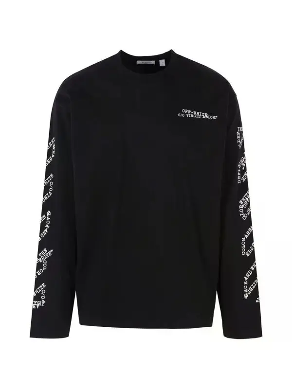 Off-White Long-sleeve Graphic T-shirt