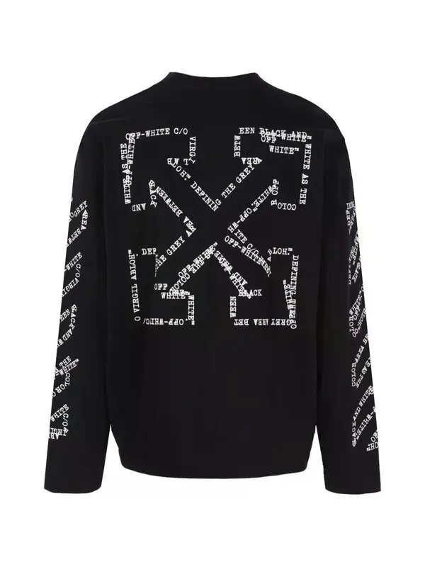 Off-White Long-sleeve Graphic T-shirt