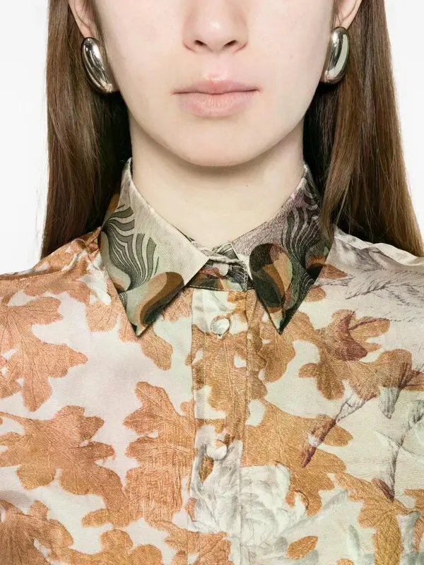 PIERRE-LOUIS MASCIA Floral Print Shirt