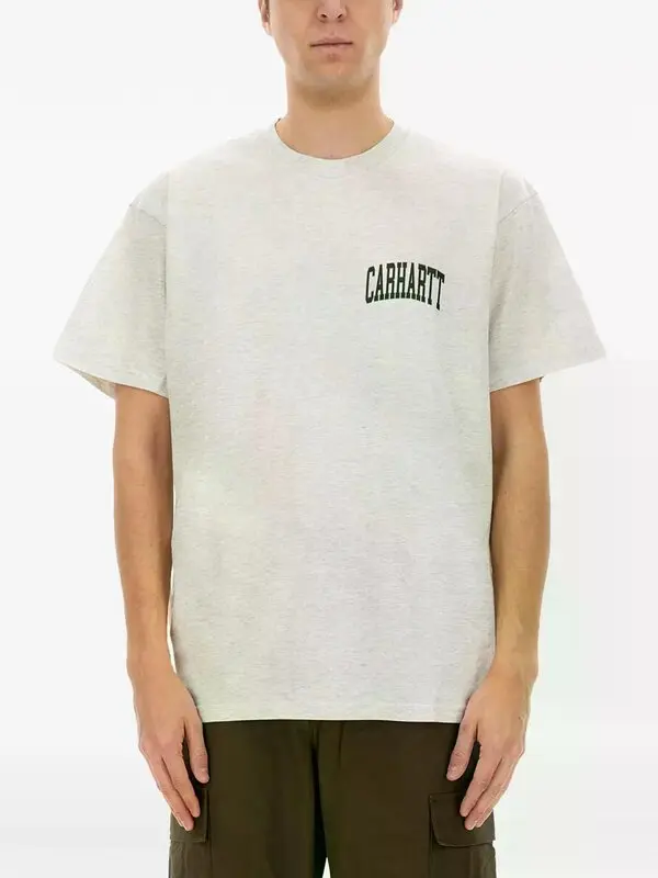 Carhartt Work In Progress Logo T-shirt - Grey
