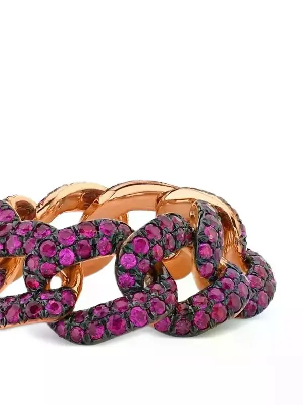 Shay Link Ruby Fine Ring - Pink