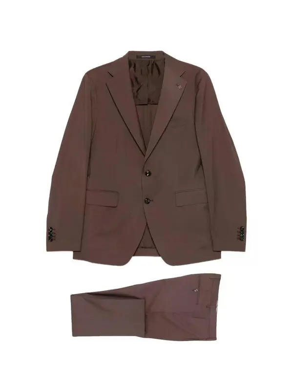 Tagliatore Single-breasted Suit - Brown