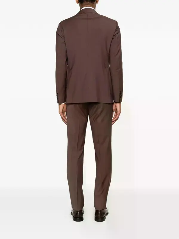 Tagliatore Single-breasted Suit - Brown