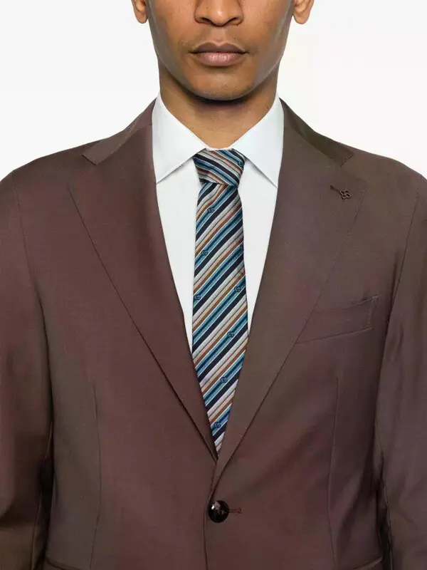Tagliatore Single-breasted Suit - Brown