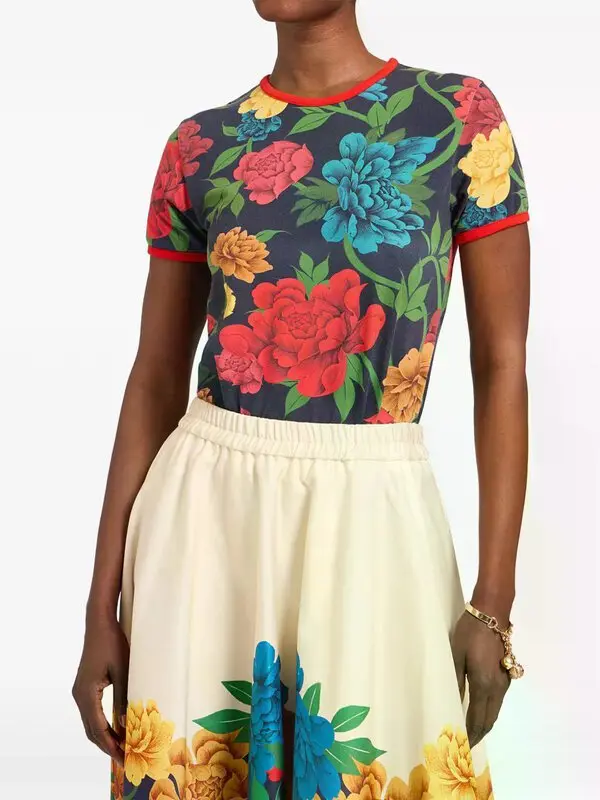 La DoubleJ Cu-tee Crop Top - Blue