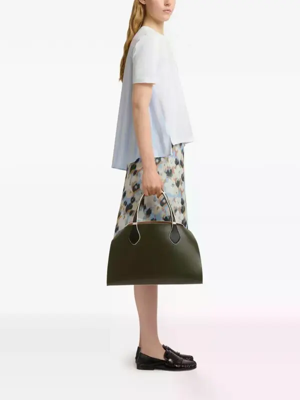 Marni Medium Tote Bag With Contrast Trim