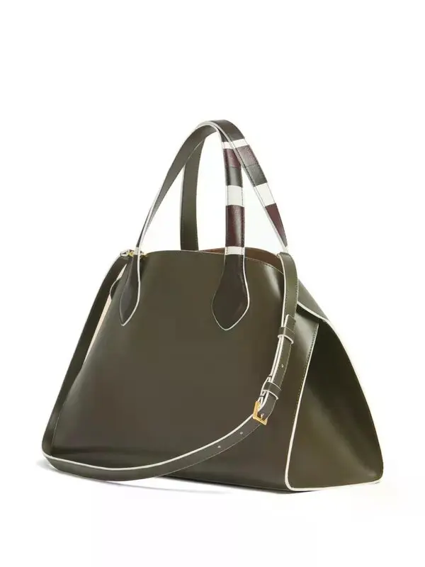 Marni Medium Tote Bag With Contrast Trim