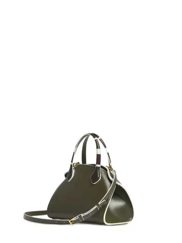 Marni Contrast-trim Leather Mini Bag